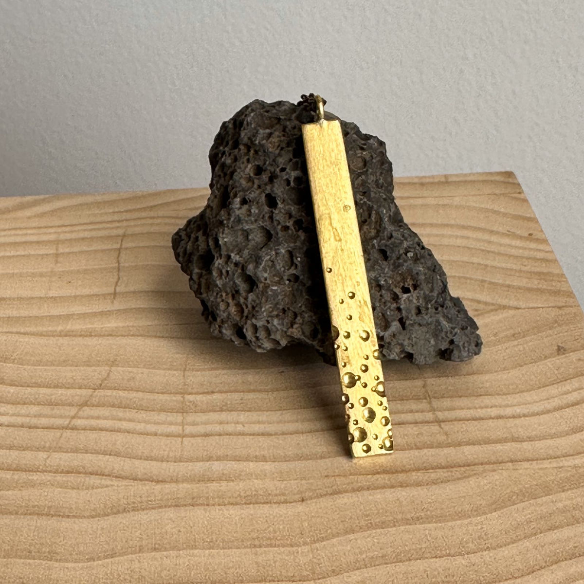 Vesicular Basalt Necklace - Long – Danaca Design Gallery